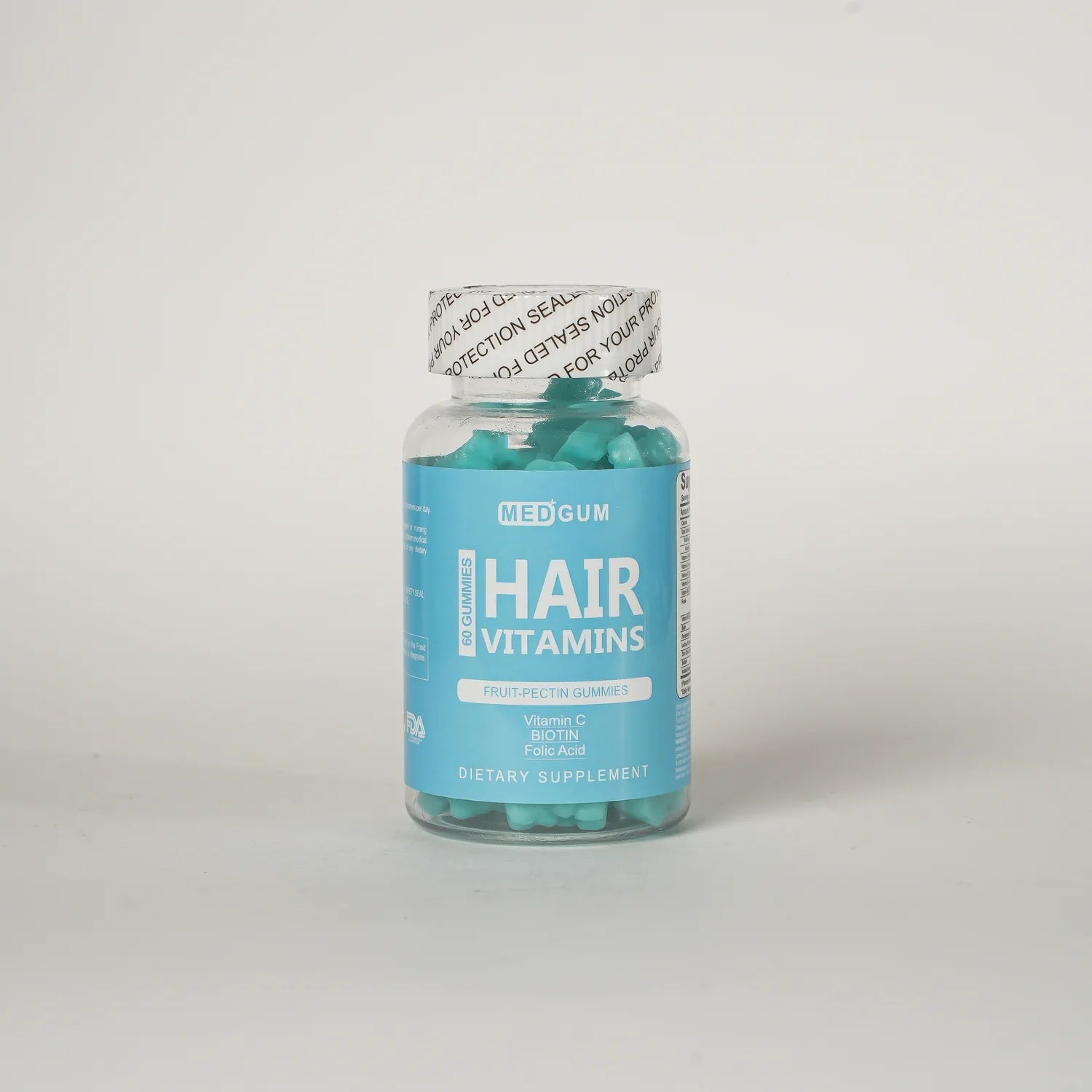Buy MEDGUM Hair Vitamins Gummies – Biotin, Vitamin C & Folic Acid ...